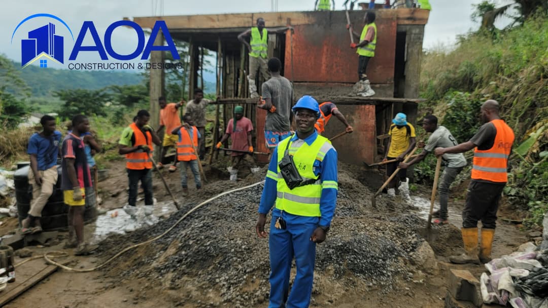 Construction team working
